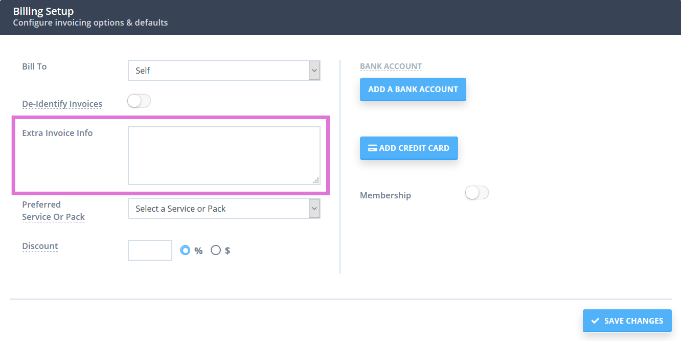 Customising Your Invoices/Receipts